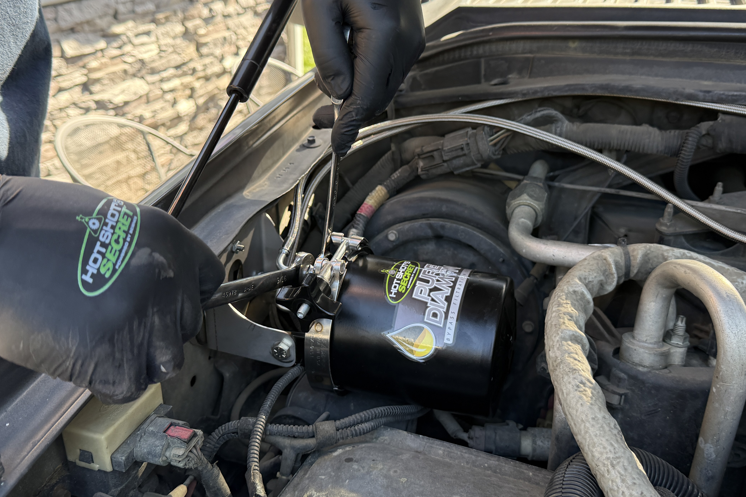 6.0-liter Ford Power Stroke Frantz Filters Bypass Oil Filter Kit